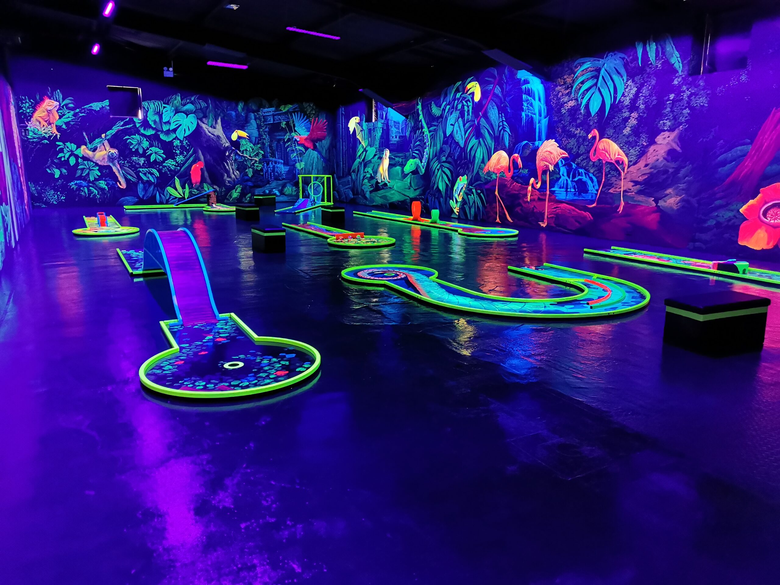 Blacklight Zone | 3D Schwarzlicht Minigolf - AzubiCard Regensburg